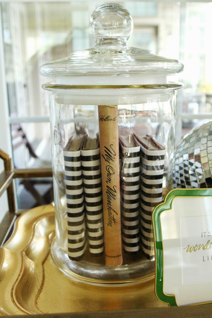 Kate Spade-Inspired Bar Cart Styling – Less Than Perfect Life of Bliss