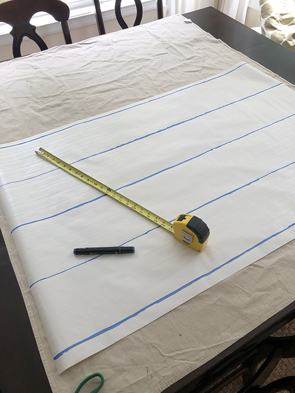 DIY Painted Striped Curtains – Less Than Perfect Life of Bliss